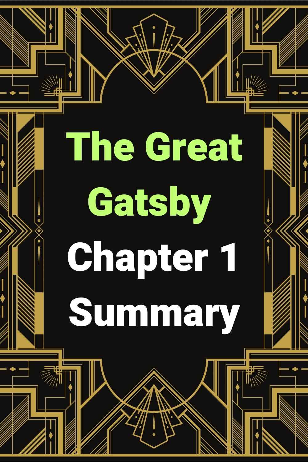 The Great Gatsby Chapter 1 Summary & Analysis: Nick's Introduction ... The Great Gatsby Chapter 1 Summary & Analysis: Nick's Introduction ...